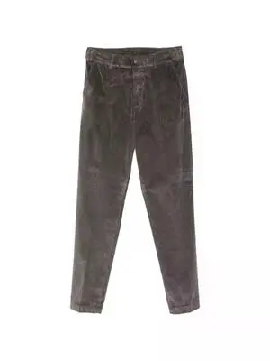 Eleventy Corduroy Pleated Trousers - Brown