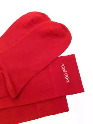Stine Goya Logo-embroidered Socks