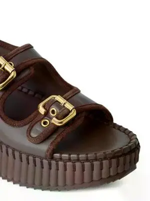 Chloé Nama Wedge Sandals