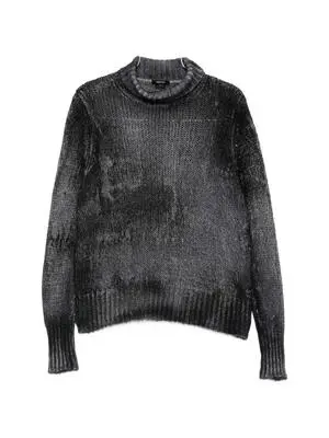 Avant Toi Chunky-knit Roll-neck Sweater - Grey