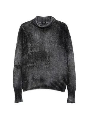 Avant Toi Chunky-knit Roll-neck Sweater - Grey