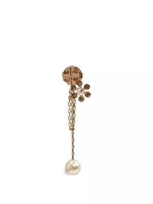 Tory Burch Moondance Pearl Chain Earrings