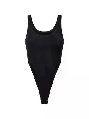 Pinko Ribbed-knit Love Birds Bodysuit