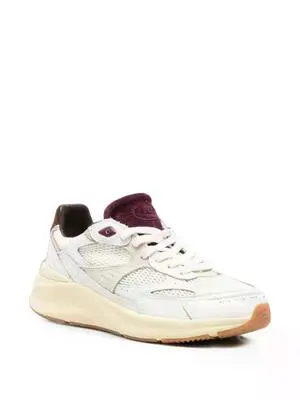 D.a.t.e. Panelled Leather Sneakers - White