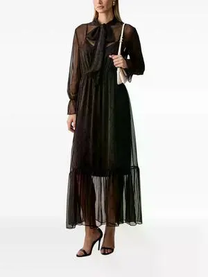 TWINSET Snake-print Maxi Dress - Brown