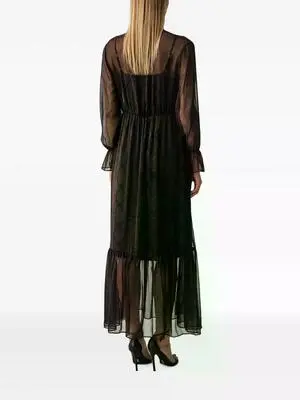 TWINSET Snake-print Maxi Dress