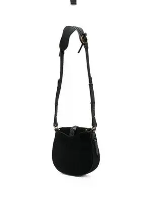 Isabel Marant Étoile Altay Stud-embellished Shoulder Bag - Black