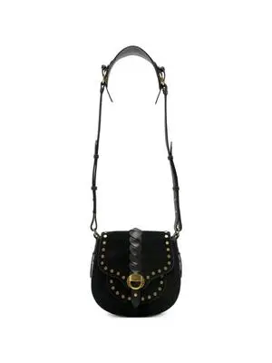 Isabel Marant Étoile Altay Stud-embellished Shoulder Bag - Black