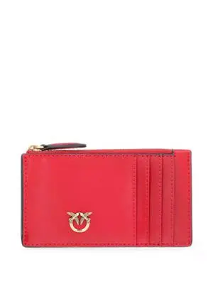 Pinko Love Birds Zipped Card Holder - Red