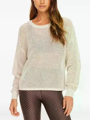 The Upside Sebastian Open-knit Sweater - Neutrals