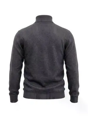 Altea Roll-neck Wool Sweater - Grey