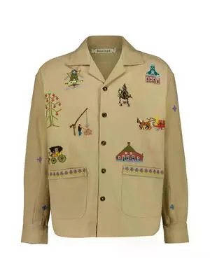 BAZISZT Tusken Embroidered Cotton Overshirt