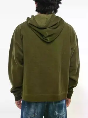 Dsquared2 Relaxed-fit Drawstring Hoodie - Green