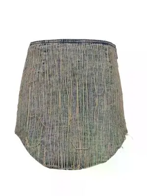 DIESEL® Distressed Denim Mini Skirt