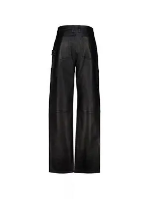 Altuzarra Mills Straight-leg Leather Trousers