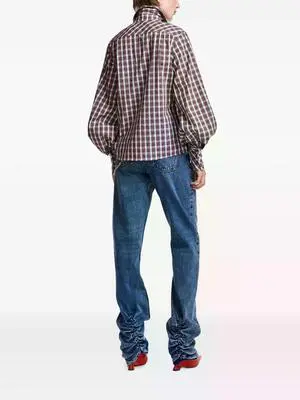 Essentiel Antwerp Kalmia Rhinestone-embellished Checked Shirt