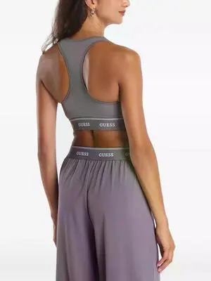 Guess Logo-tape Racerback Bra