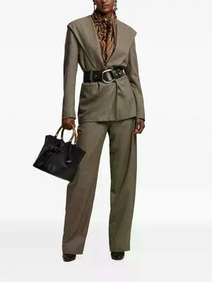 Ralph Lauren Leandre Birdseye-tweed Trousers - Brown