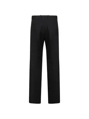 JIL SANDER Pressed-crease Straight-leg Wool Trousers