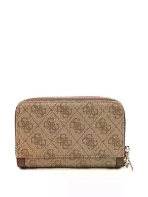 Guess Logo-monogram Zip-around Wallet