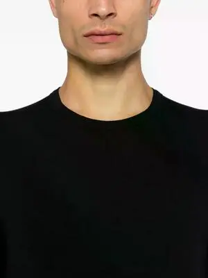 THOM KROM Raw-edge Crew-neck Sweater