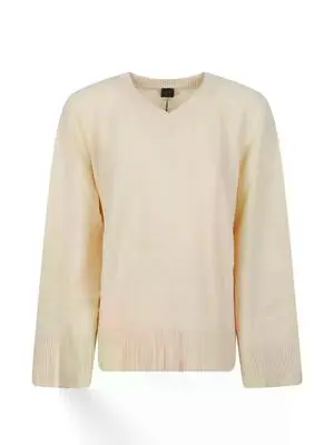 Pinko V-neck Raglan-sleeve Sweater - Neutrals
