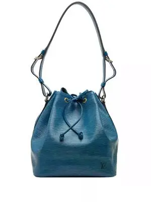 LOUIS VUITTON 1995 Epi Petit Noe Bucket Bag - Blue