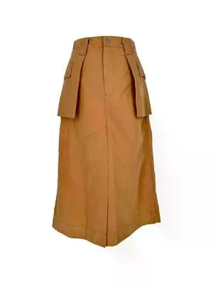 GANNI Cargo Midi Skirt