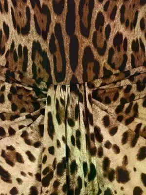 Dolce & Gabbana Leo-print Viscose Jersey Dress
