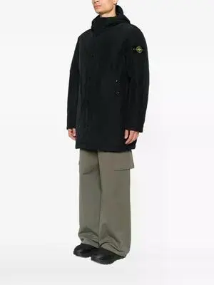 Stone Island Logo-patch Hooded Parka