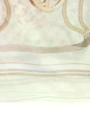 Guess Logo-print Tassel-detail Scarf - Neutrals