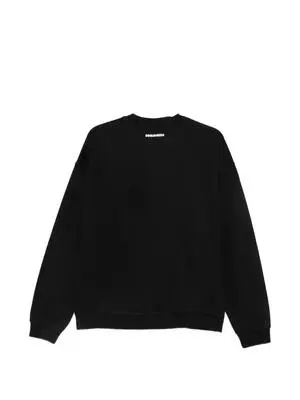 Dsquared2 Iconique Logo-print Sweatshirt - Black