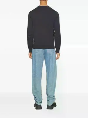 MPS Zebra-patch Crew-neck Sweater