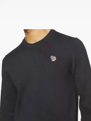 MPS Zebra-patch Crew-neck Sweater