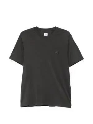C.P. COMPANY Logo-patch T-shirt - Grey