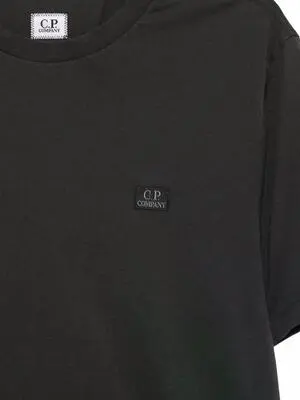 C.P. COMPANY Logo-patch T-shirt