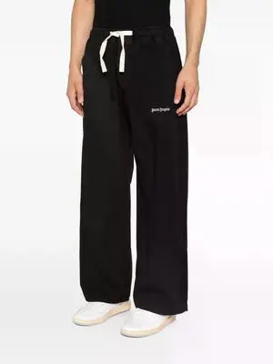Palm Angels Logo-print Drawstring Trousers