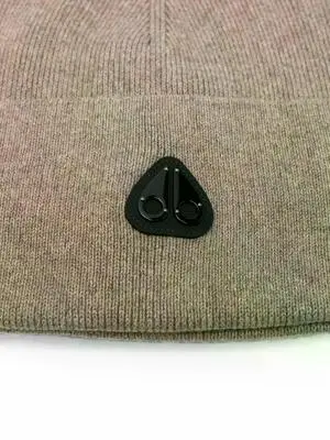 Moose Knuckles Frost Logo-patch Beanie Hat