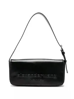 Alexander Wang Punch Flap Shoulder Bag - Black