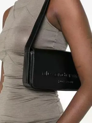 Alexander Wang Punch Flap Shoulder Bag - Black