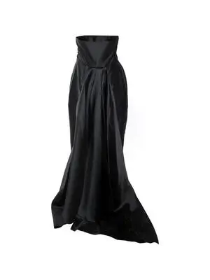 Solace London Imani Strapless Maxi Evening Dress
