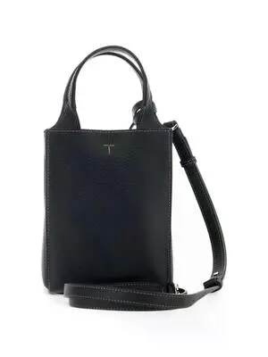 TOD'S Logo-detail Leather Shoulder Bag