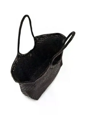Dragon Diffusion Nantucket Optical Woven Leather Tote Bag