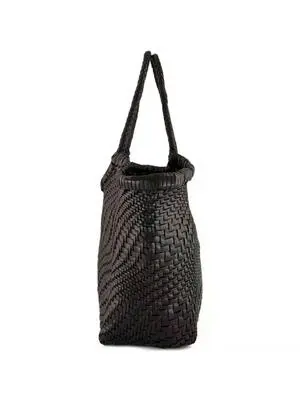 Dragon Diffusion Nantucket Optical Woven Leather Tote Bag