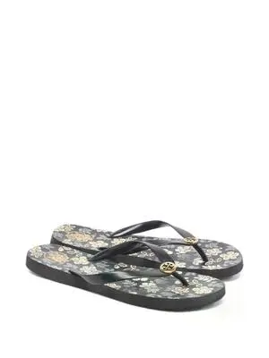 Tory Burch Miller Floral-print Flip-flops