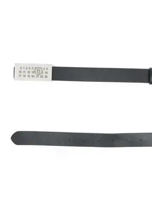 MAISON MARGIELA Numeric-plaque Leather Belt
