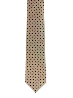 TOM FORD Micro-check Tie - Neutrals