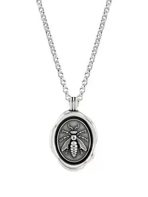 DOWER & HALL Achievement Wasp Talisman Necklace - Silver