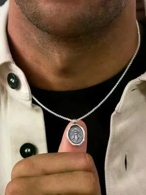 DOWER & HALL Achievement Wasp Talisman Necklace