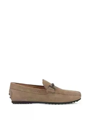 TOD'S Double T Suede Loafers